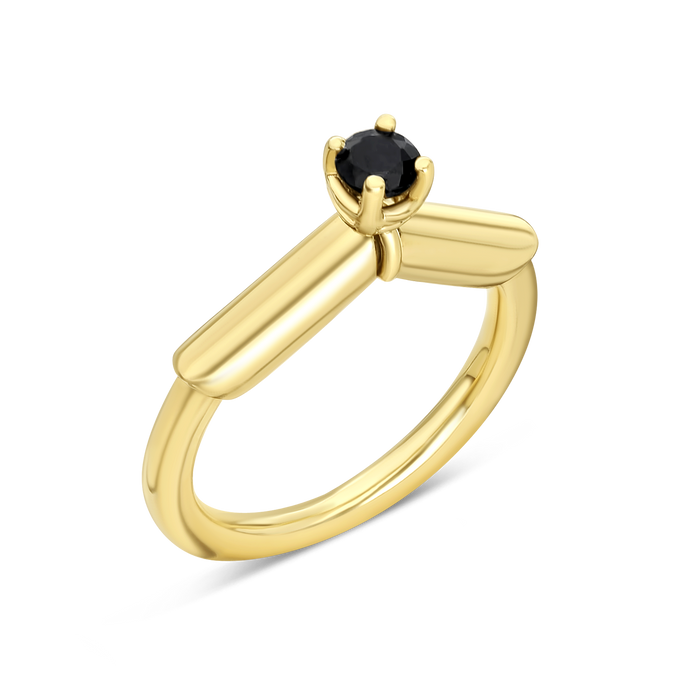 Tipsy Ring-Gold